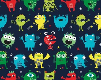 Monster fabric | Etsy