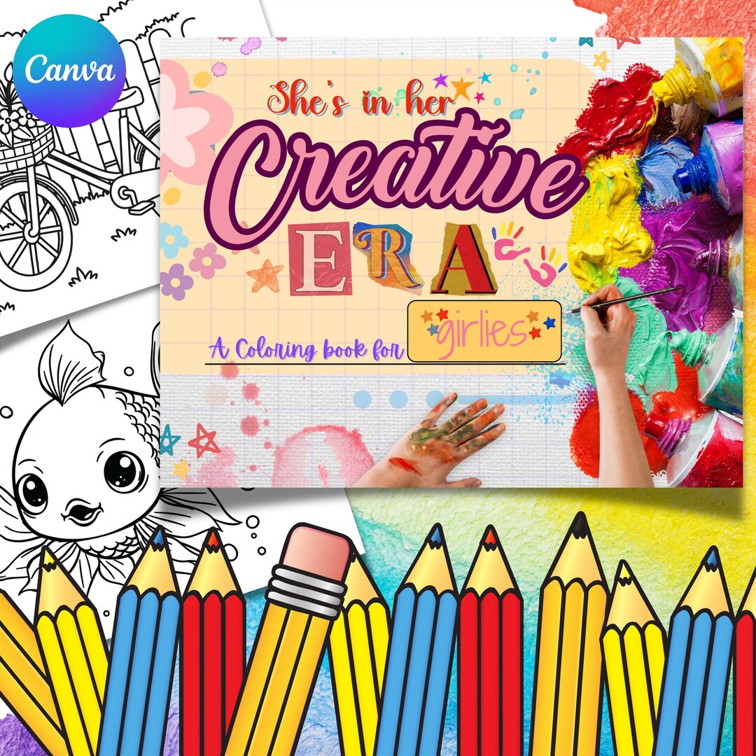 Creative Era: A Digital Coloring Book for the Girlies | Adult Coloring ...