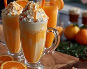 Orange Creamsicle Milkshake Recipe: Refreshing Summer Drink (printable PDF) - Etsy