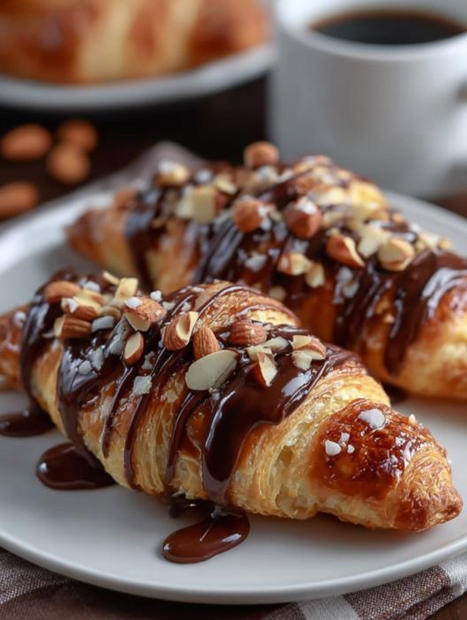 Chocolate Hazelnut Croissant Recipe: Bakery-style Brunch (instant ...