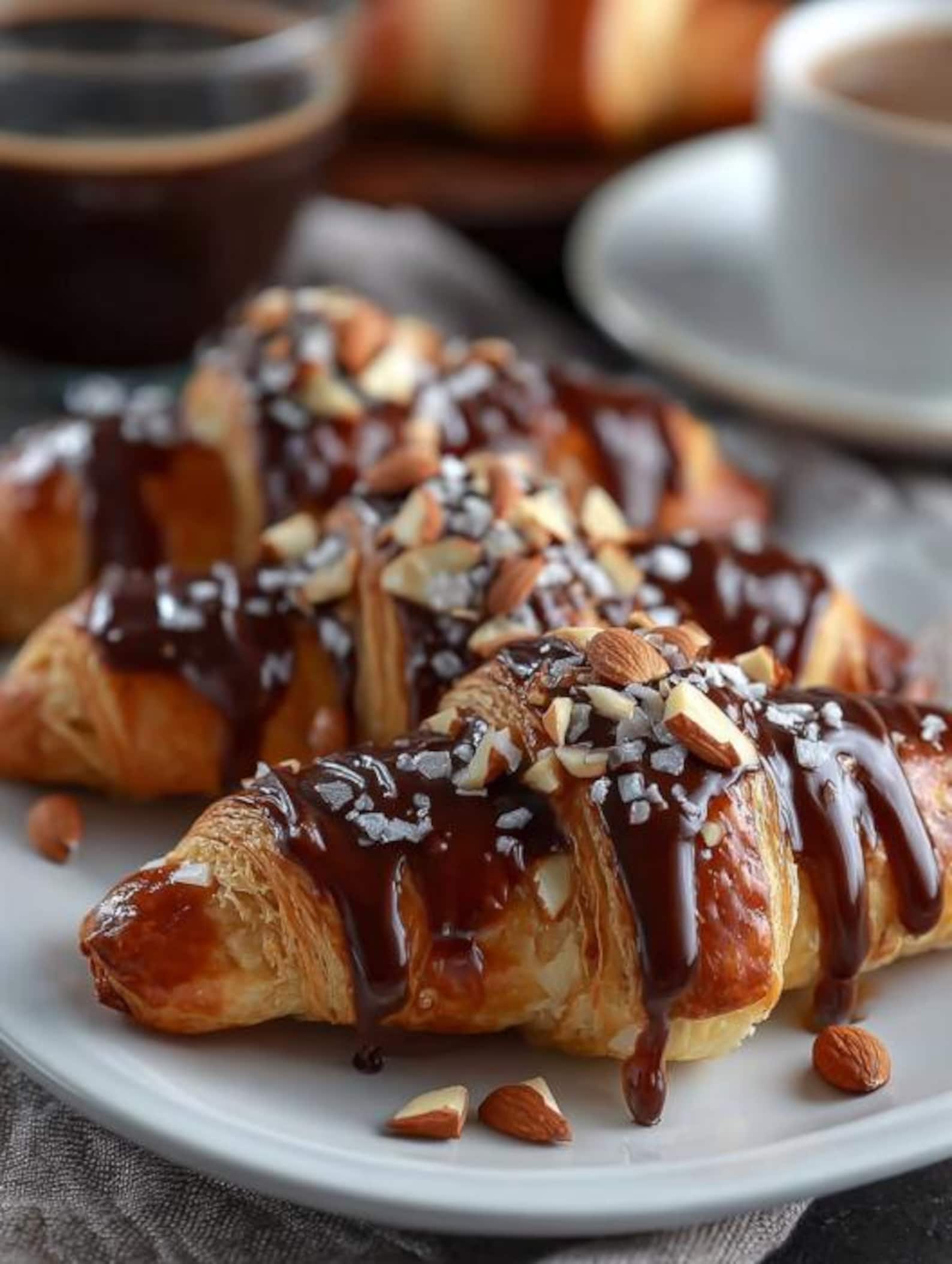 Chocolate Hazelnut Croissant Recipe: Bakery-style Brunch (instant ...