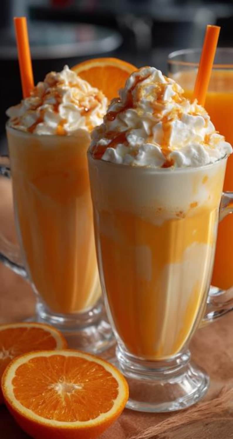 Orange Creamsicle Milkshake Recipe: Refreshing Summer Drink (printable ...