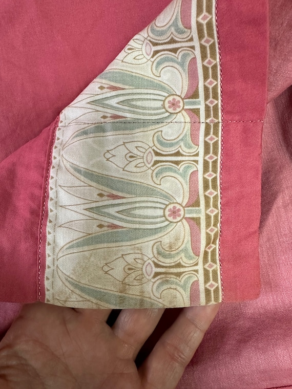 1910's Art Nouveau Trim Cotton Wrapper - Gem