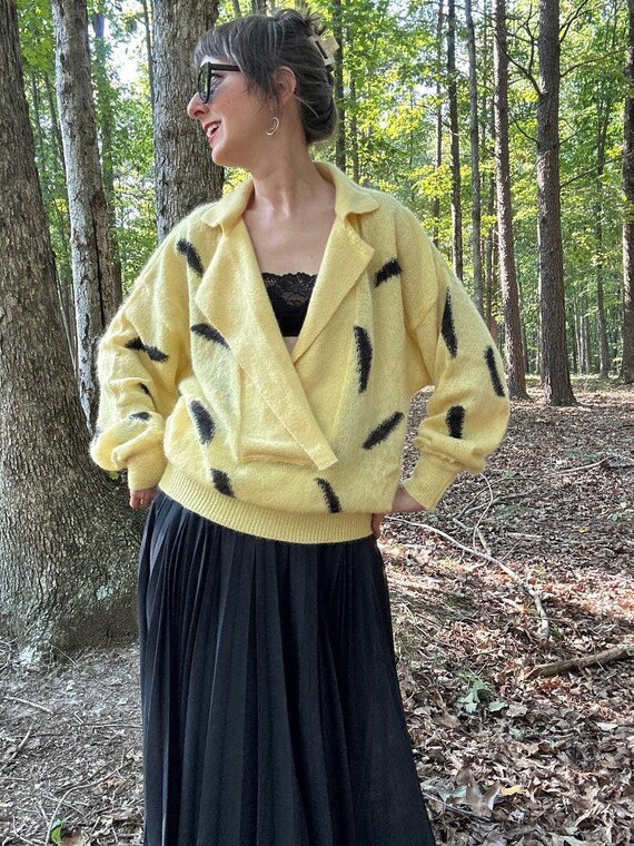 vintage 80s mohair sweater - Gem vintage 80s mohair sweater - Gem