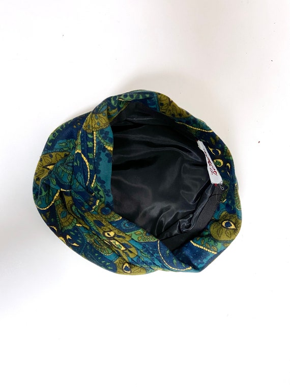 1960s Betmar Paisley Turban Style Hat 22 - Gem
