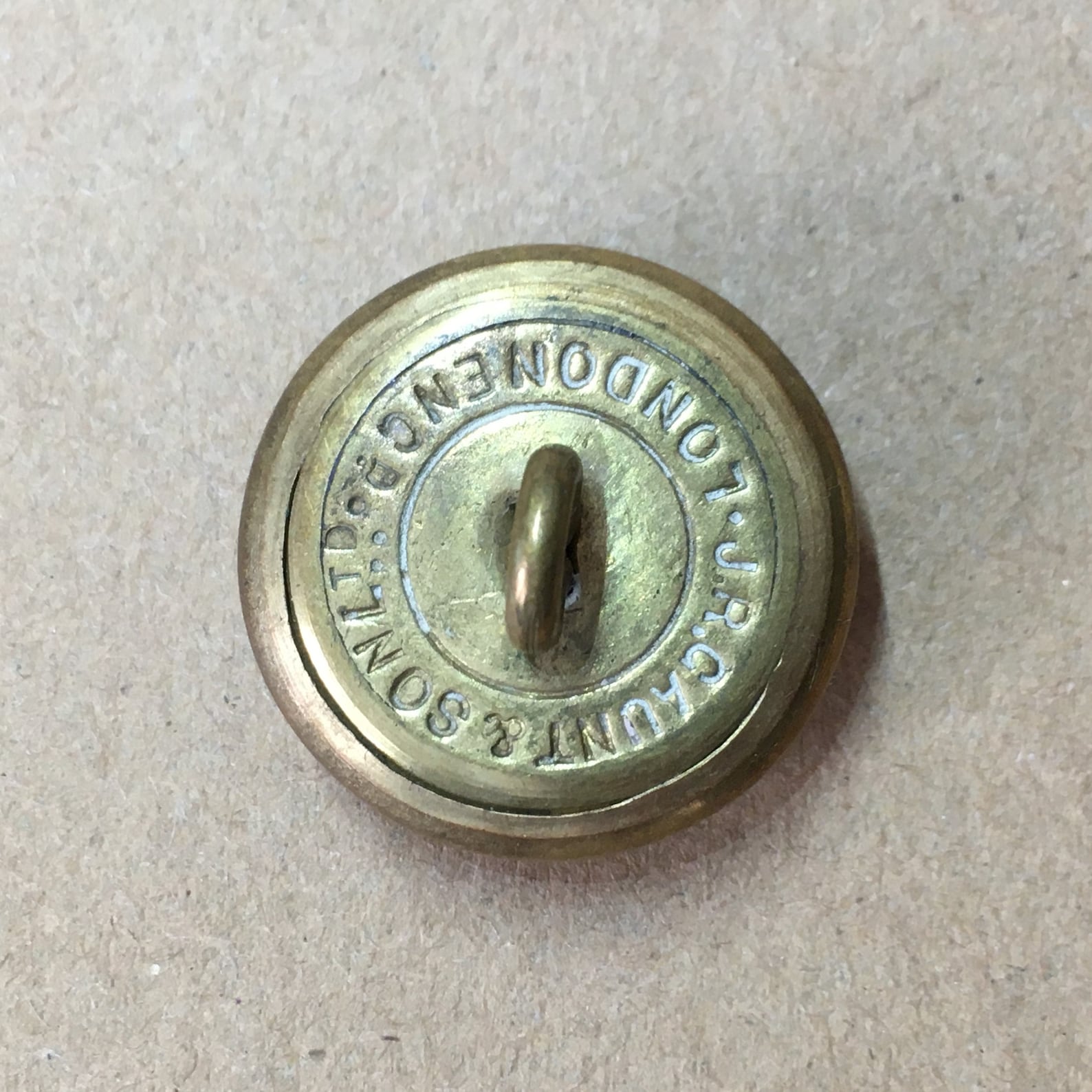 Vintage Royal Artillery Brass Button. Armfield & Co. Ltd. | Etsy