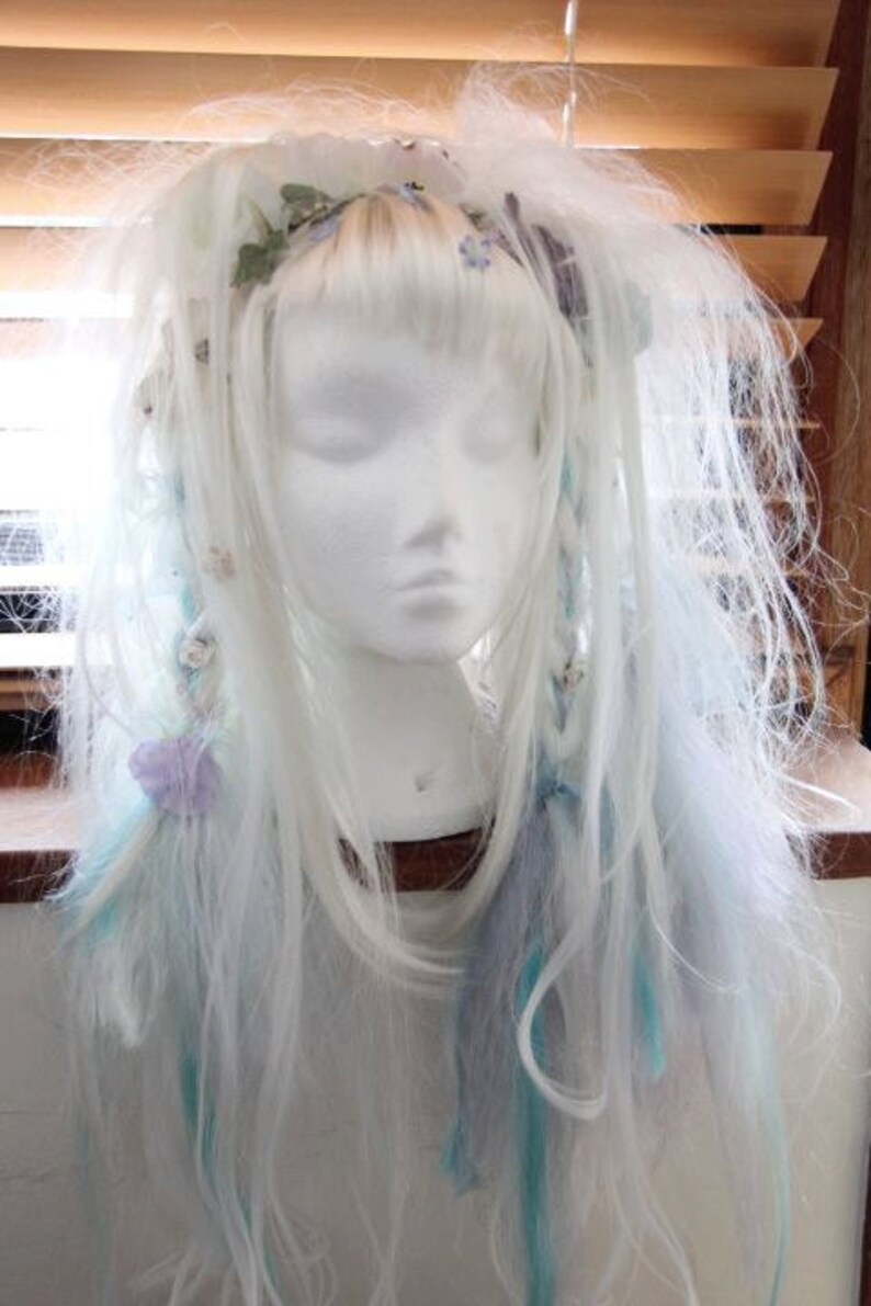 Tangle Faery Wig - Custom Made With Flowers + Bows - Etsy