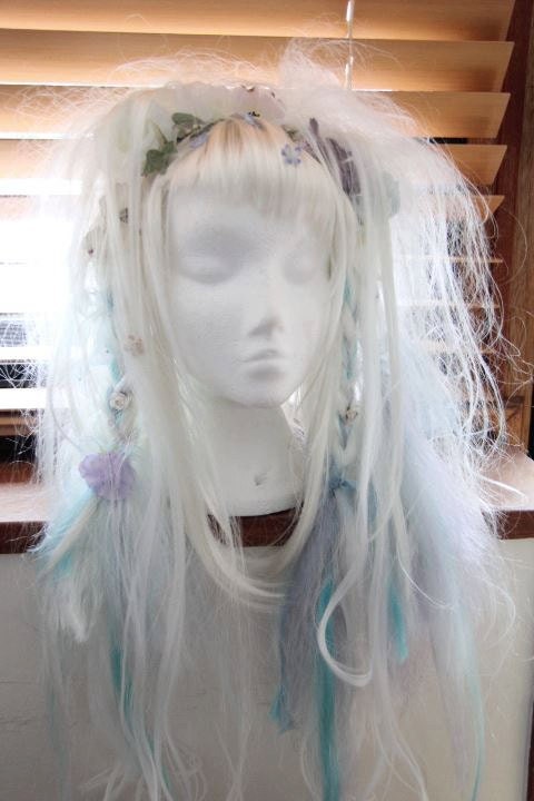 Tangle Faery Wig - Custom Made With Flowers + Bows - Etsy