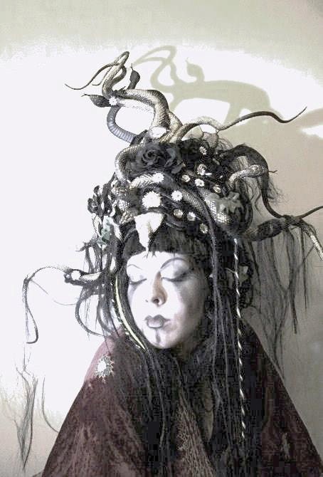 Medusa Wig - Custom Made With Snakes + Flowers + Jewels - Etsy