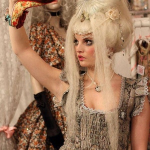 Snow Queen Wig - Custom Made With Flowers, Snowflake, Lace, and Jewels ...