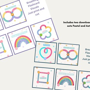 Breathing Technique Cards: Calm Kids Flashcards & Posters (PDF Download ...
