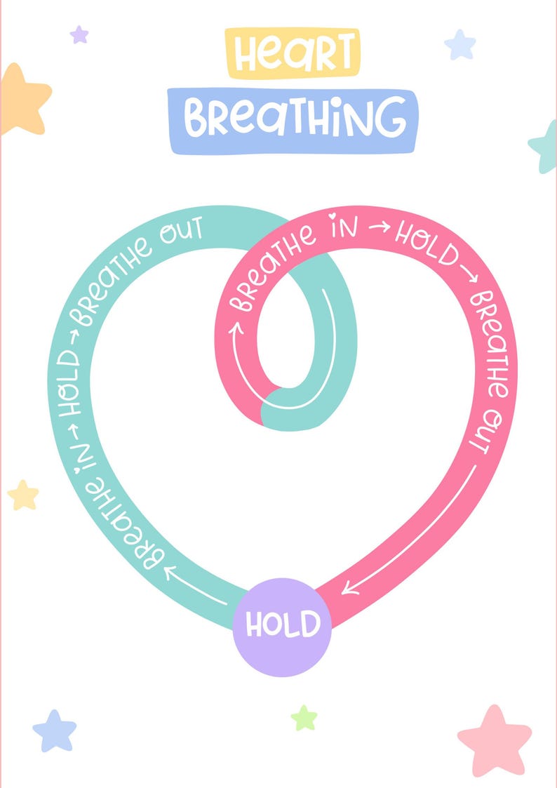 Breathing Technique Cards: Calm Kids Flashcards & Posters (PDF Download ...