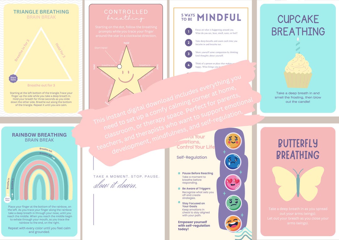 School Counselor Kit: Kids Emotional Regulation Toolkit (printable PDF ...