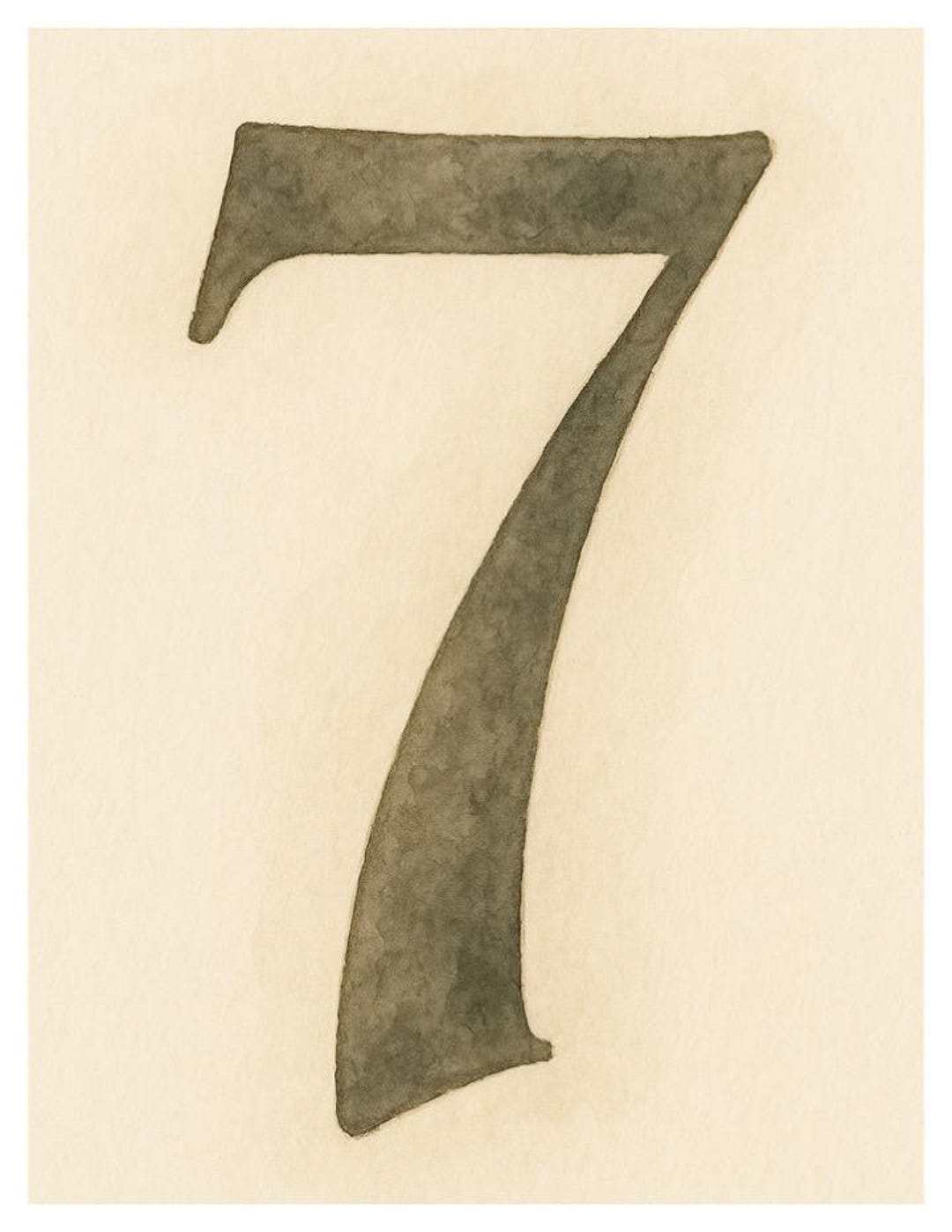 Creation Day 7_rest | Printable Bible Image | Christian Watercolor Art ...