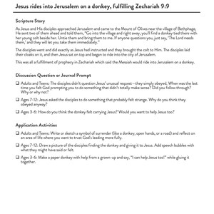 Holy Week Scripture Cards for Individuals and Families | 60 ...