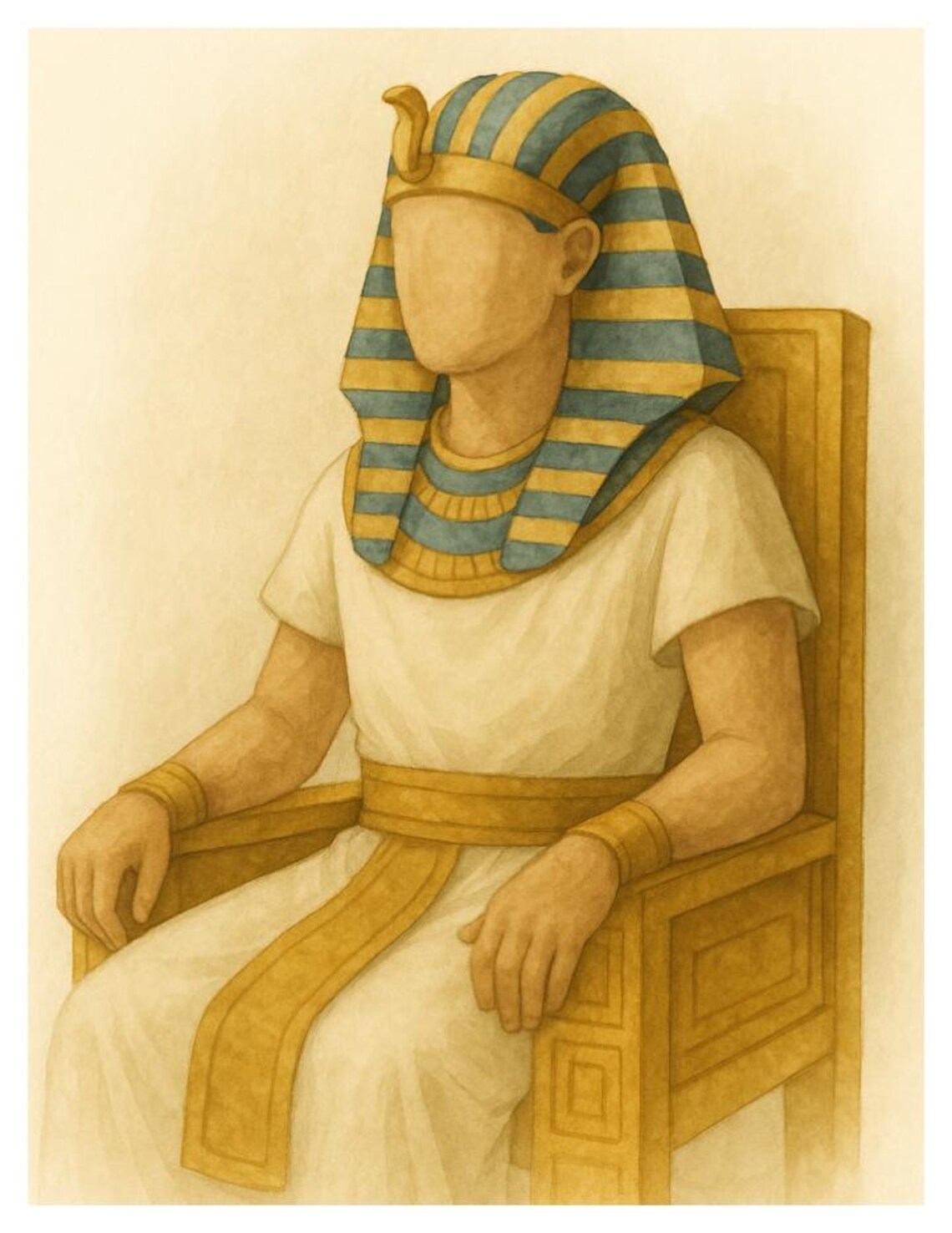 Pharaoh 2 | Printable Bible Image | Christian Watercolor Art for Sunday ...