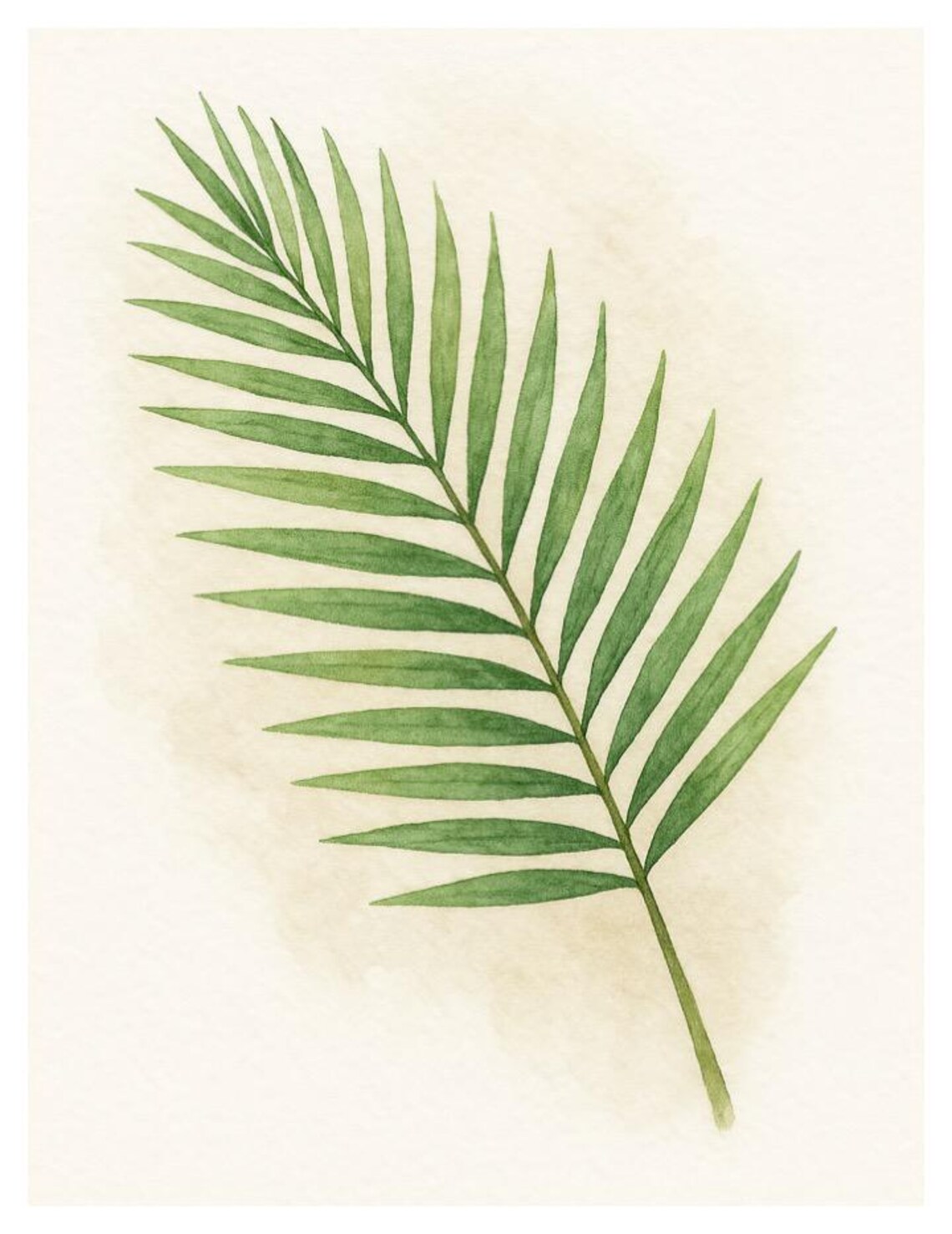 Palm Branch | Printable Bible Image | Christian Watercolor Art for ...