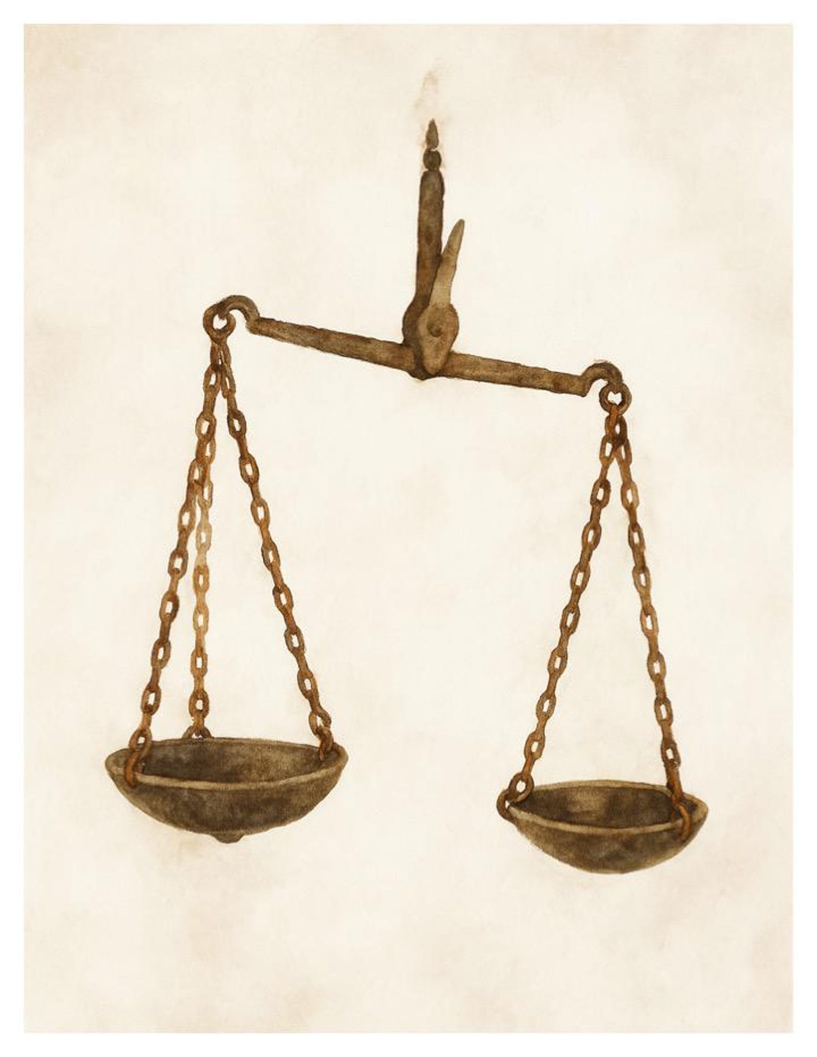 Scales | Printable Bible Image | Christian Watercolor Art for Sunday ...