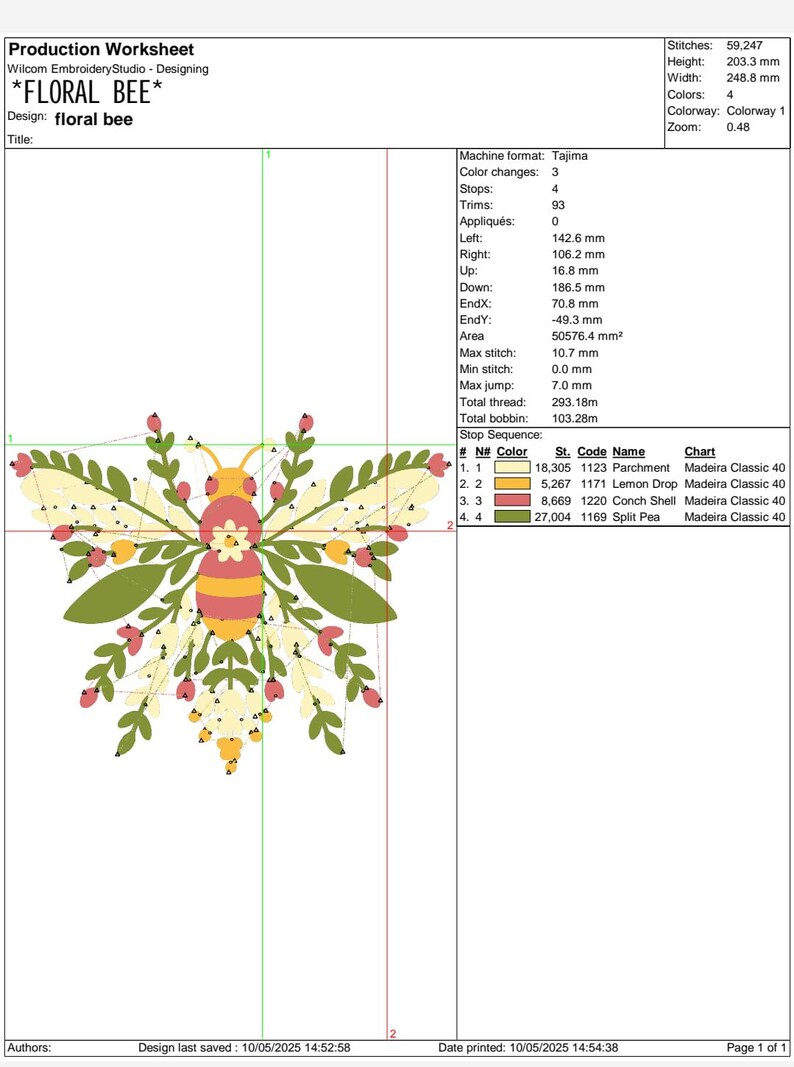 Bee Embroidery Design, Floral Bee Machine Embroidery Design, Insects ...