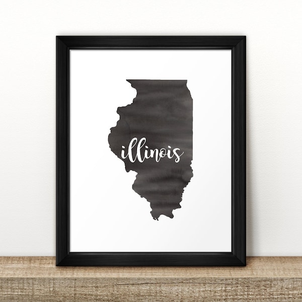 Watercolor Map of Us - Etsy