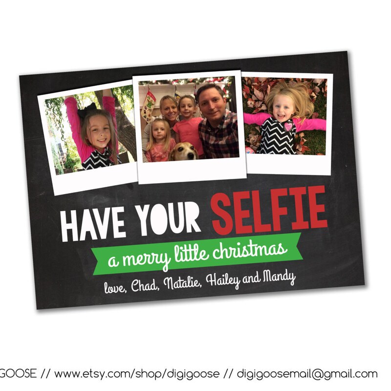 Selfie Card - Etsy