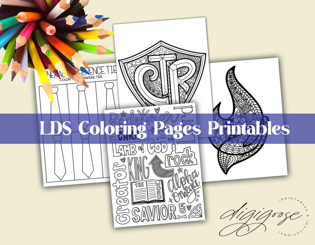 LDS Printables, General Conference Coloring Pages, LDS General ...
