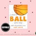 EDITABLE BASKETBALL Valentine Card / Valentine Printable for Kids ...