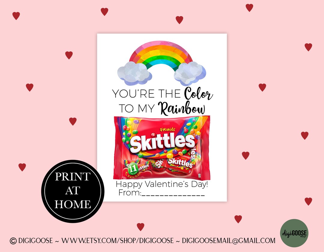 Cute Valentine Card Printable / Valentine Printables for Kids / Instant ...