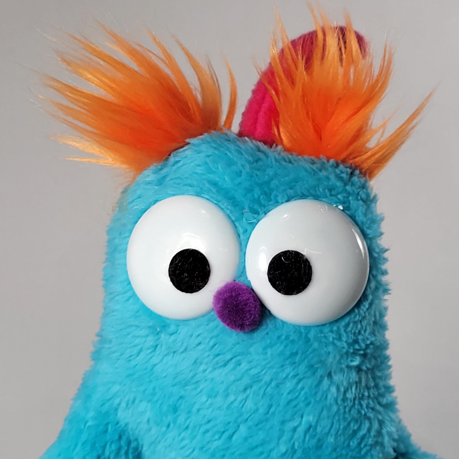 Little Beastie Hand Puppet LIGHT BLUE - Etsy