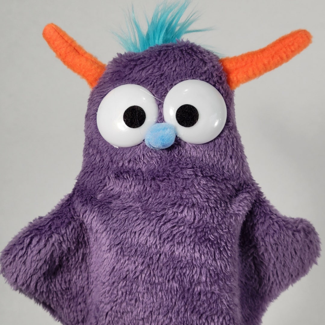 Little Beastie Hand Puppet (PLUM) - Etsy