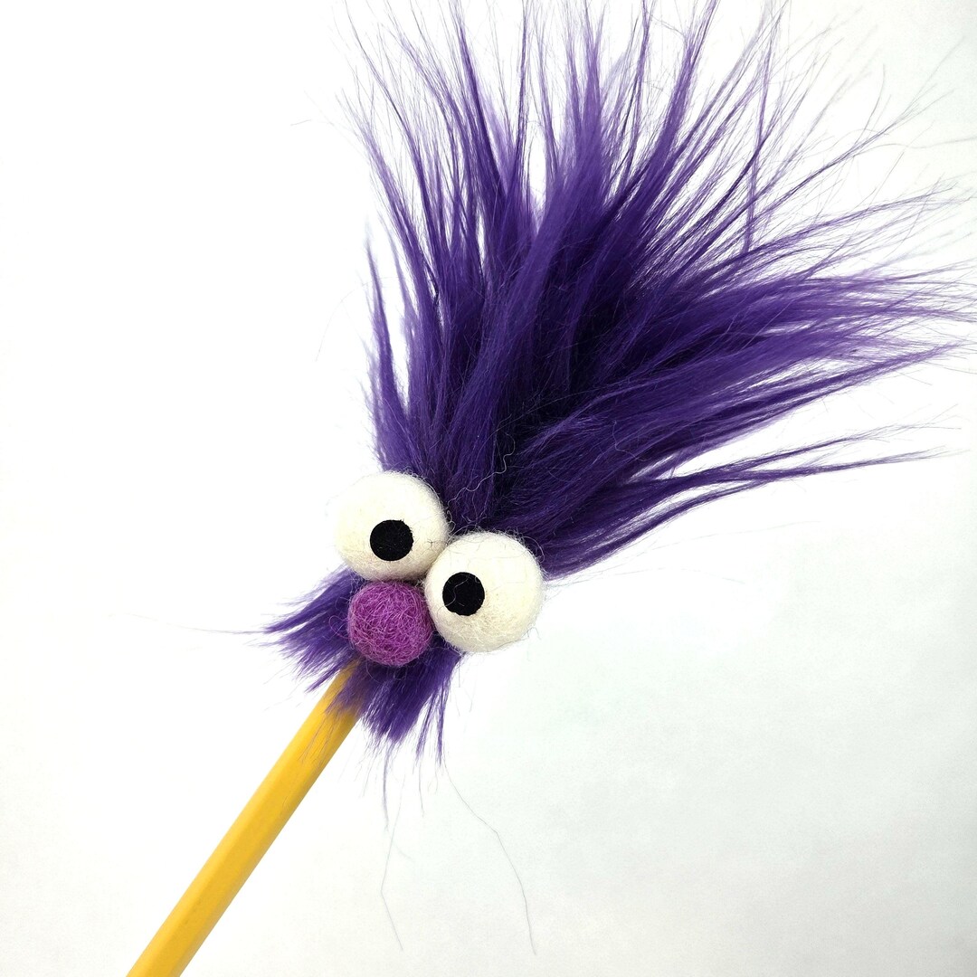 Fuzz-tration Pencil by All Hands Productions! (purple) - Etsy