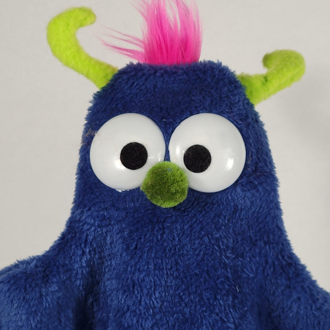 Little Beastie Hand Puppet (royal Blue) - Etsy