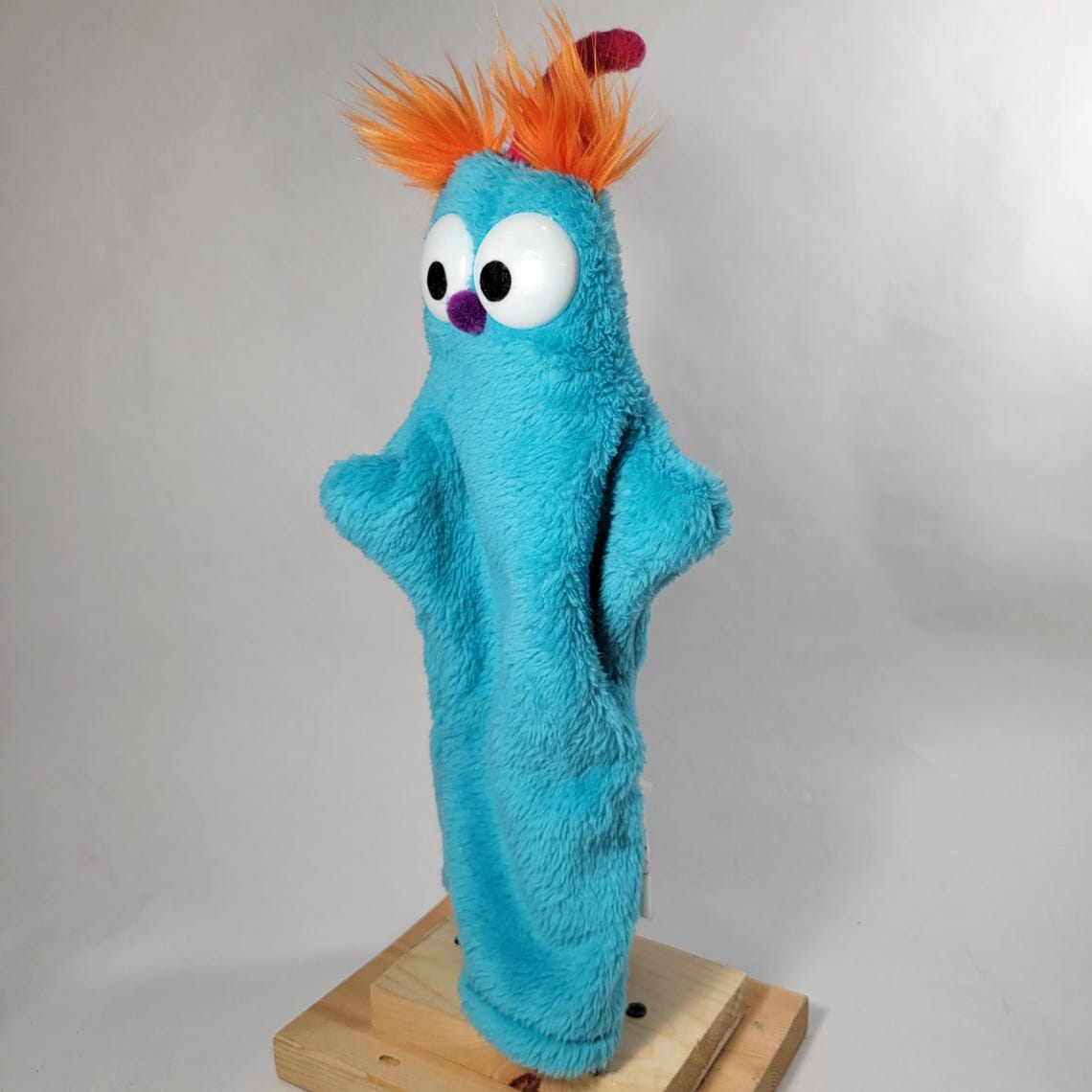 Little Beastie Hand Puppet LIGHT BLUE - Etsy
