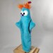 Little Beastie Hand Puppet LIGHT BLUE - Etsy