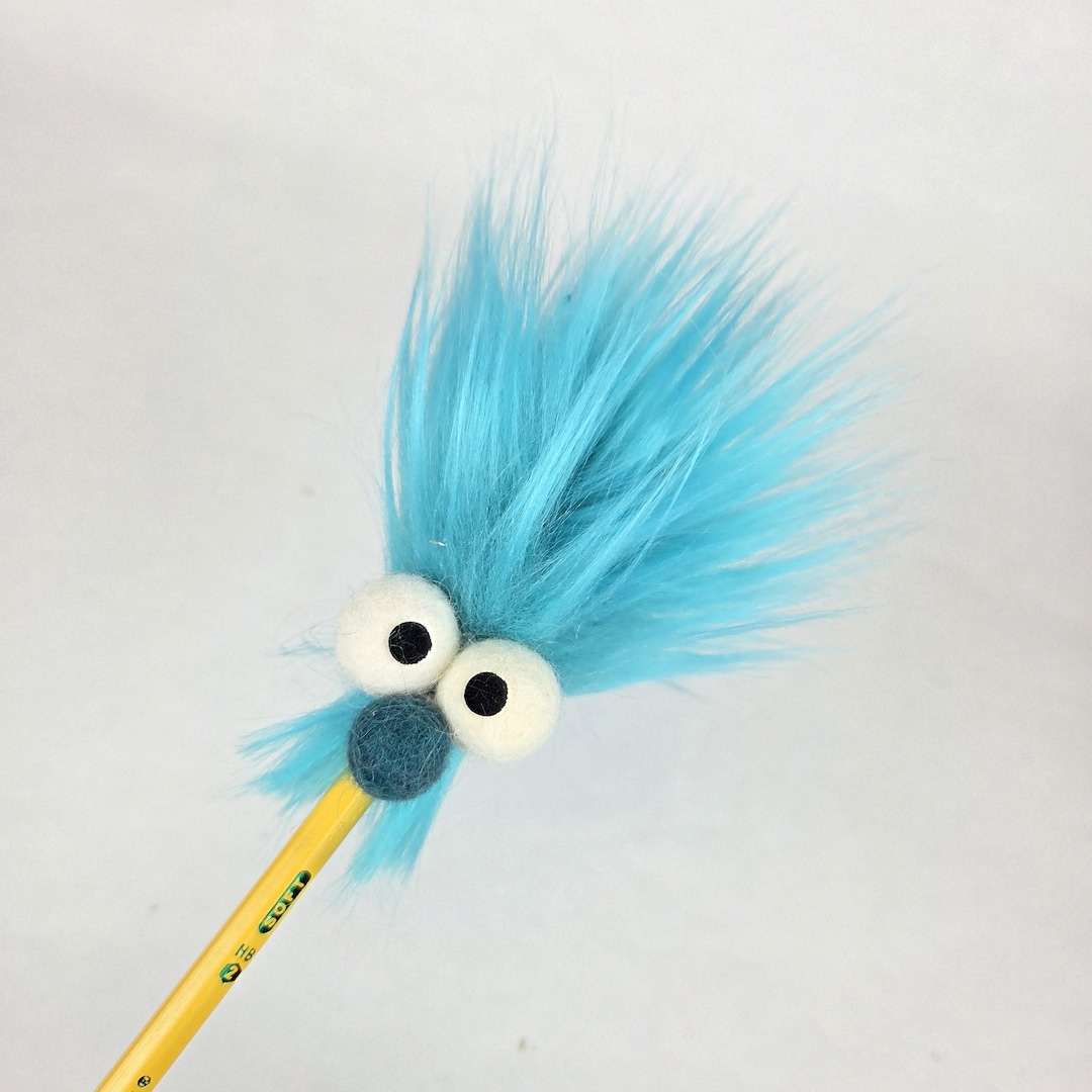 Fuzz-tration Pencil by All Hands Productions! (TURQUOISE) - Etsy