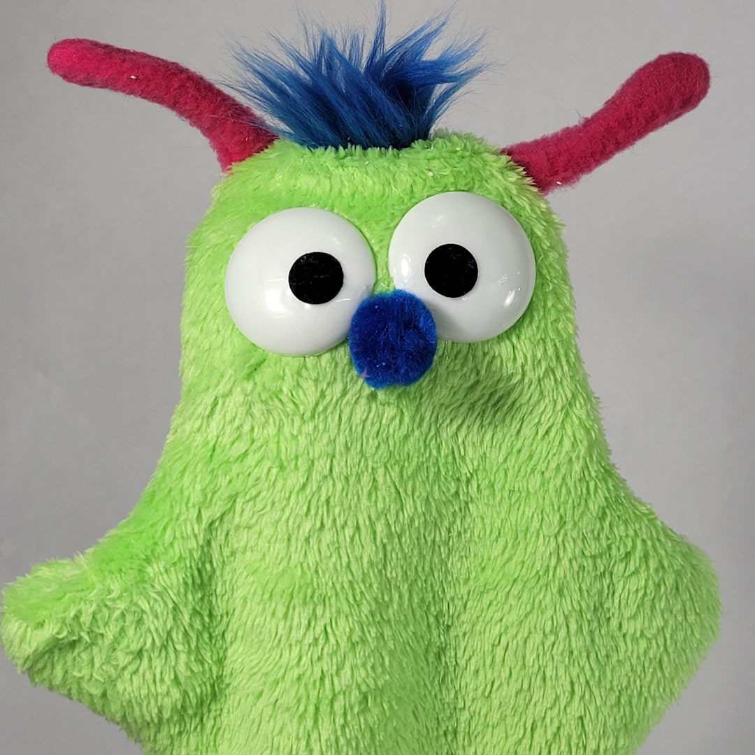 Little Beastie Hand Puppet (LIME) - Etsy