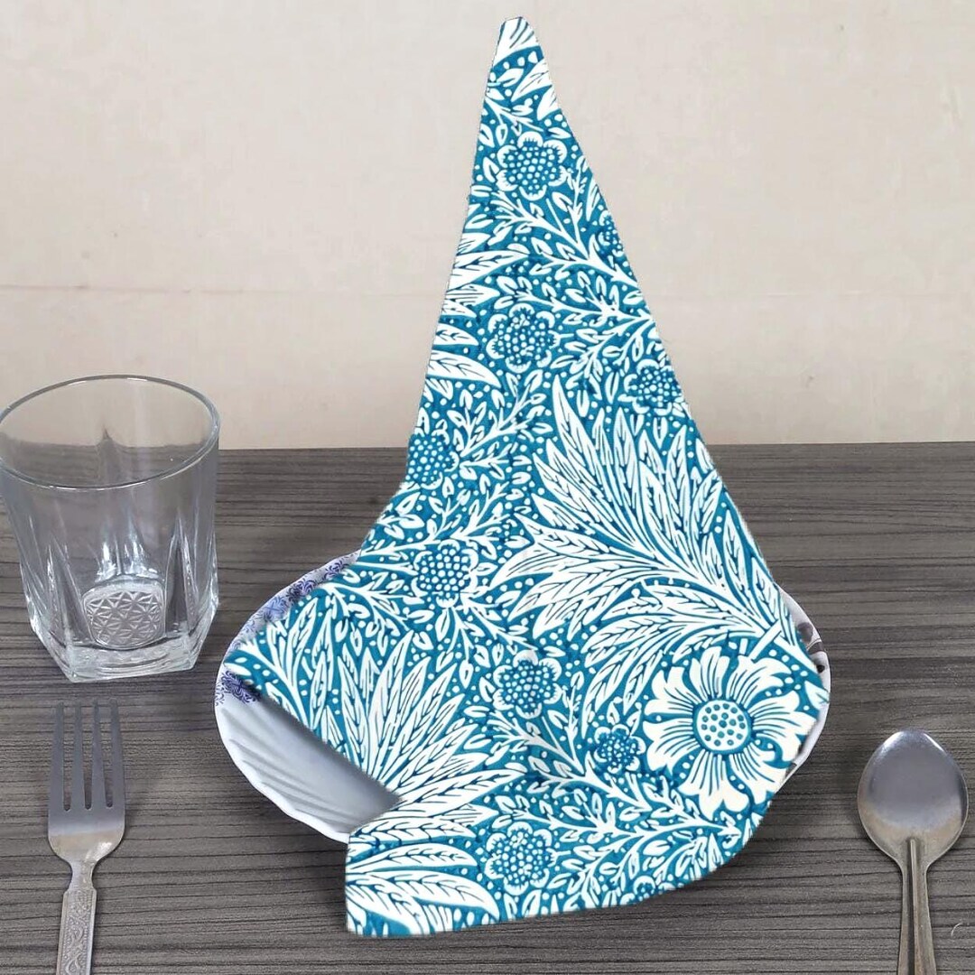 Vintage William Morris Marigold Pattern Cloth Napkins, Set of 4 ...