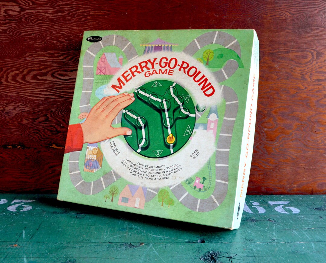 Merry-go-round Game, 1965 Whitman Publishing. With Light Restoration to ...