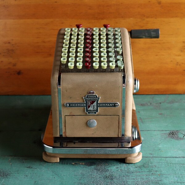 Vintage Check Writer - Etsy