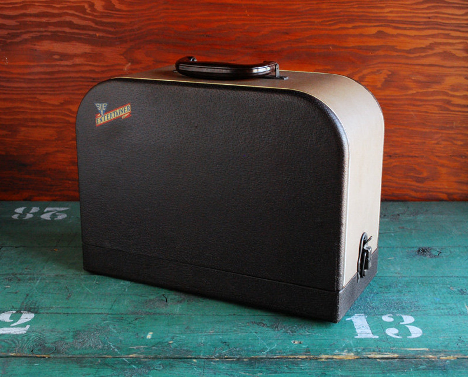 Vintage 2-tone Projector Case, SVE Entertainer 300 Case, Vintage Hard ...