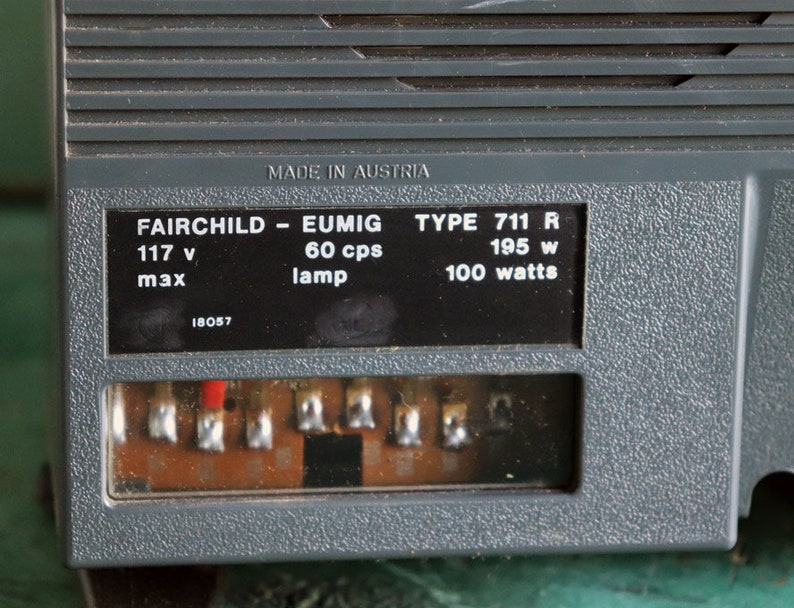 Fairchild Eumig 711R Vintage Super 8 Cartridge Projector | Etsy