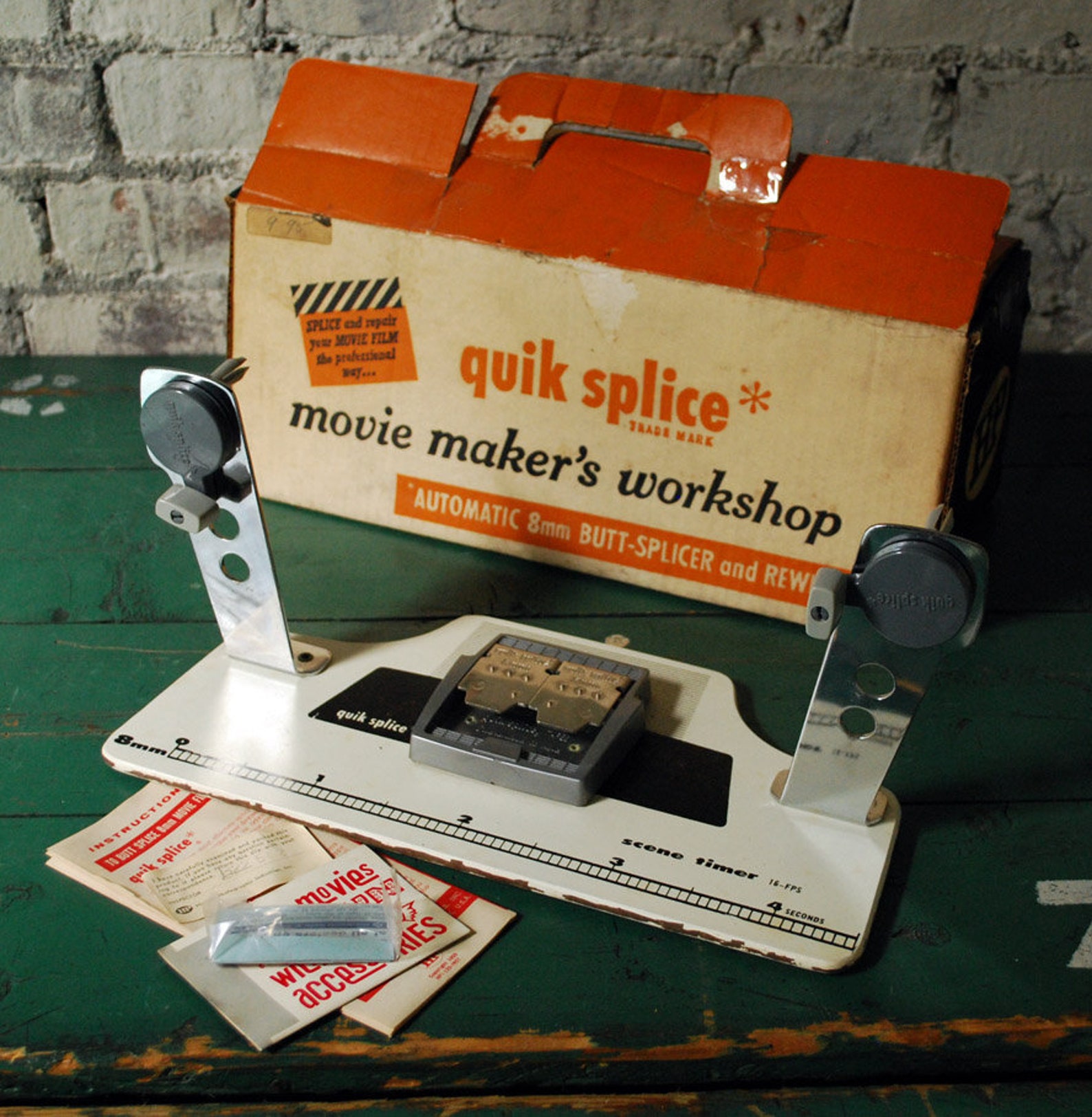 Quik Splice 8mm Film Movie Maker's Workshop Vintage Home - Etsy