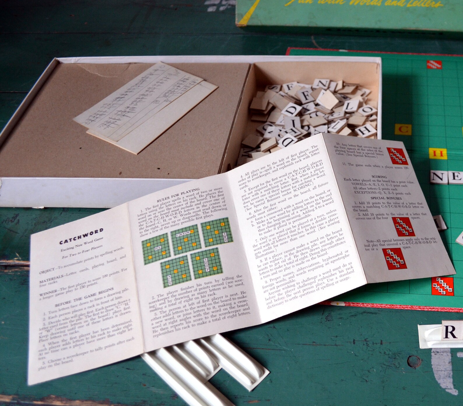 Catchword Board Game 1954 Edition. Complete Playable - Etsy