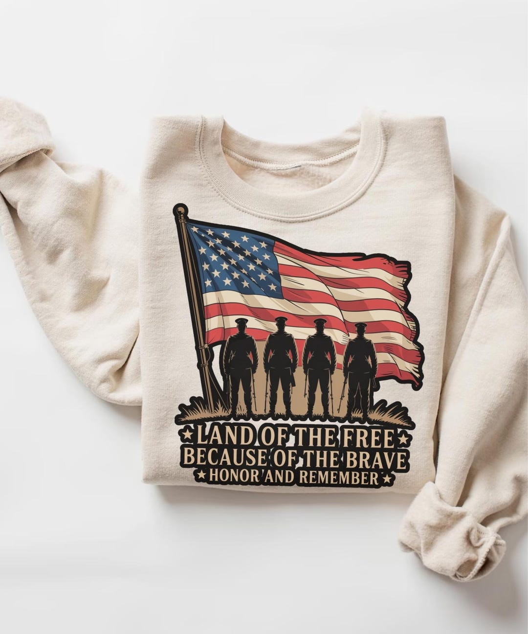 Honor and Remember Veterans Day Sweatshirt & Hoodie, American Patriot ...