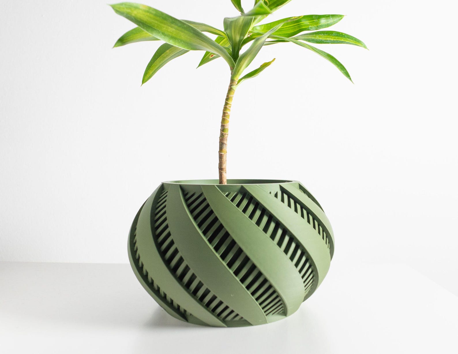Stylish Japandi Style Planter Pot, Artistic Indoor Herb Container ...