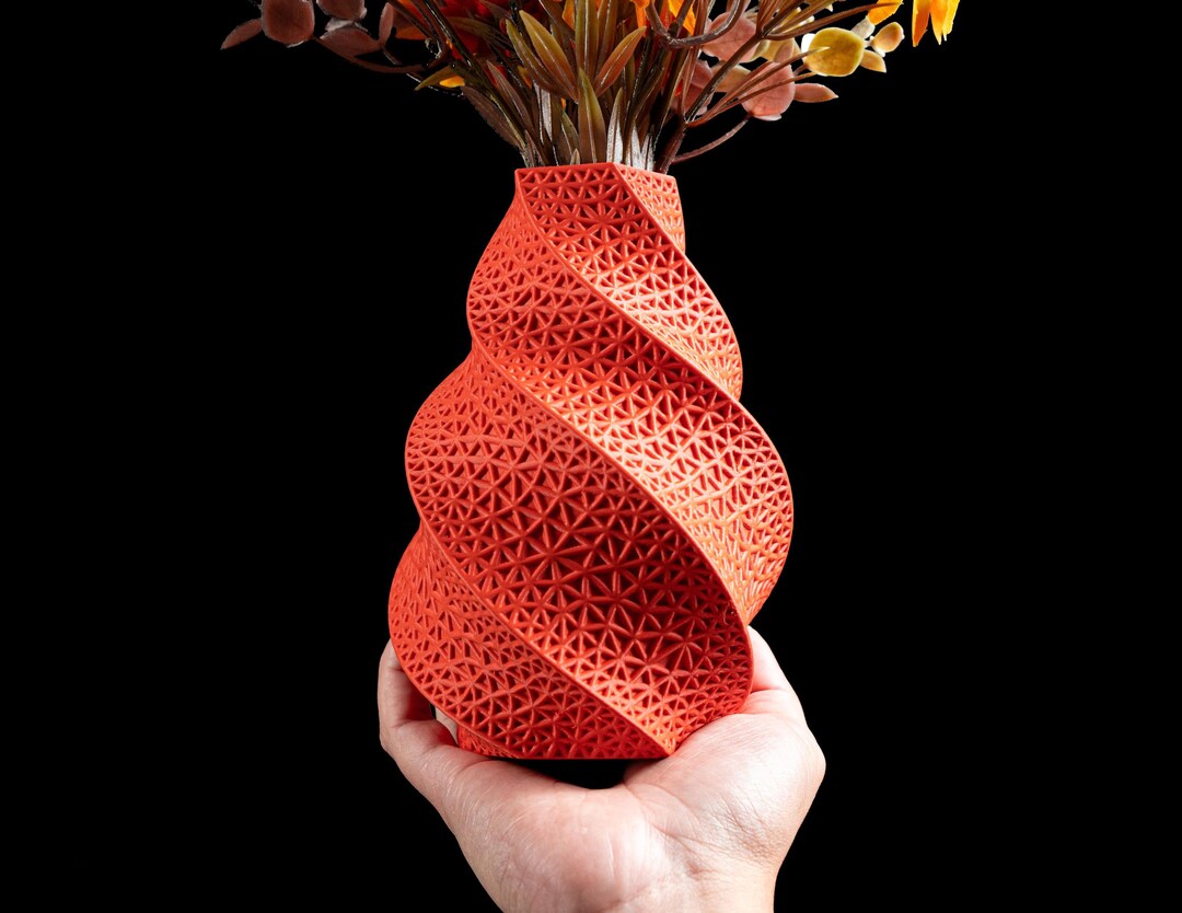 Wireframe Vase Decorative Vessel Flower Holder Statement Stylish ...