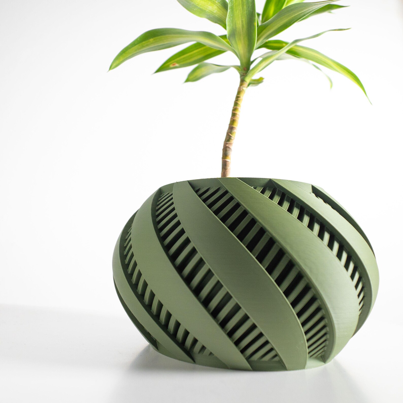Stylish Japandi Style Planter Pot, Artistic Indoor Herb Container ...