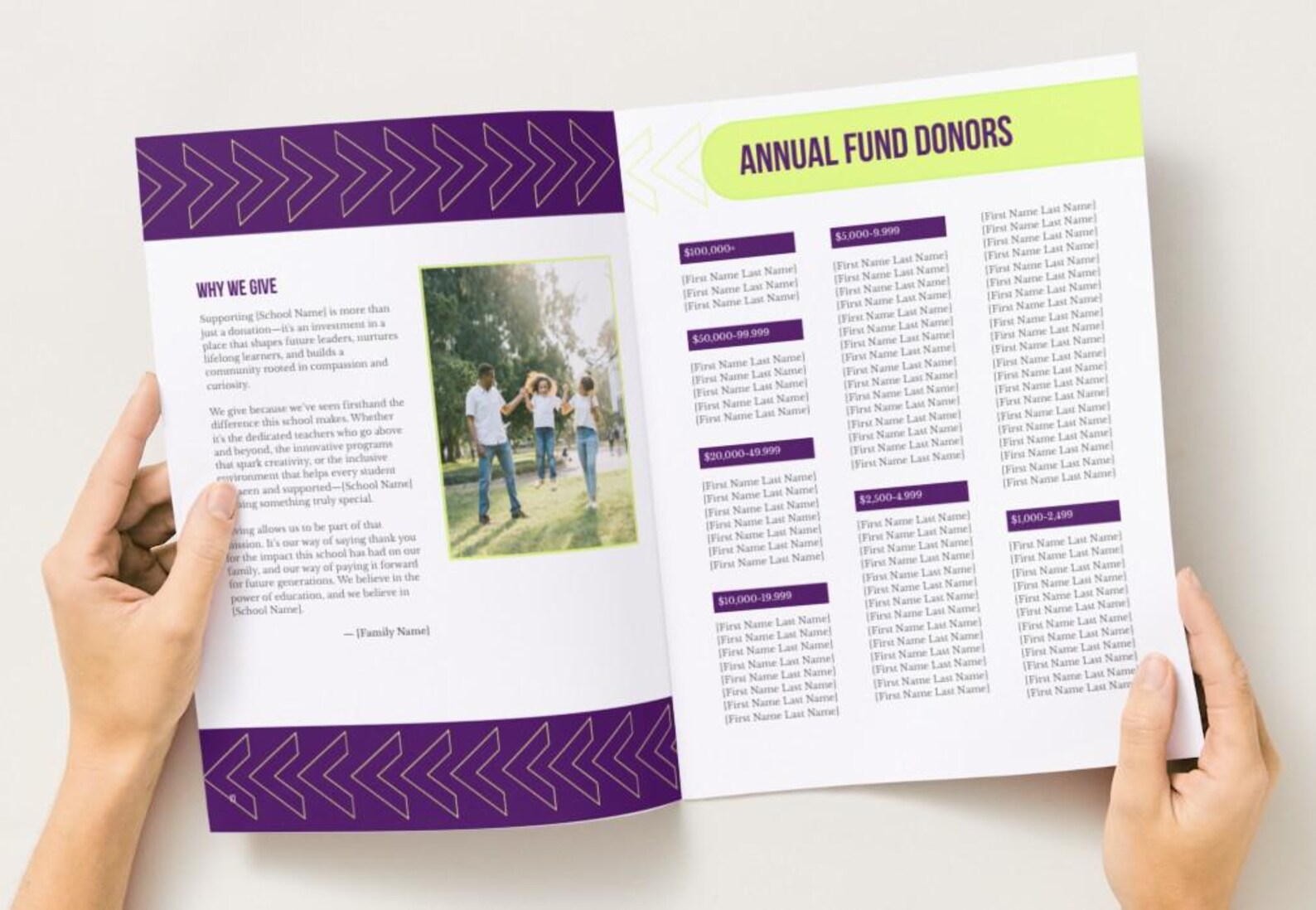 Nonprofit School Annual Report Template: 16-page Canva Design (PDF) - Etsy