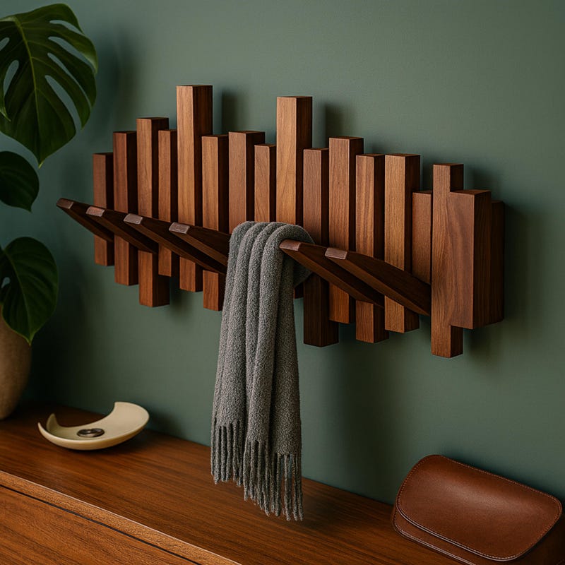 Wood Decorative Coat Hooks - Etsy
