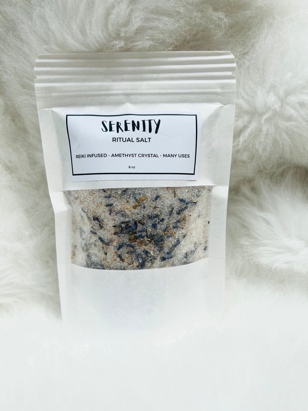 Serenity Ritual Salts Reiki Infused Salt Calming Salt Relaxation Bath ...